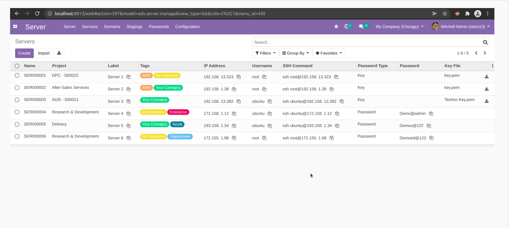 Server Management |Odoo Apps